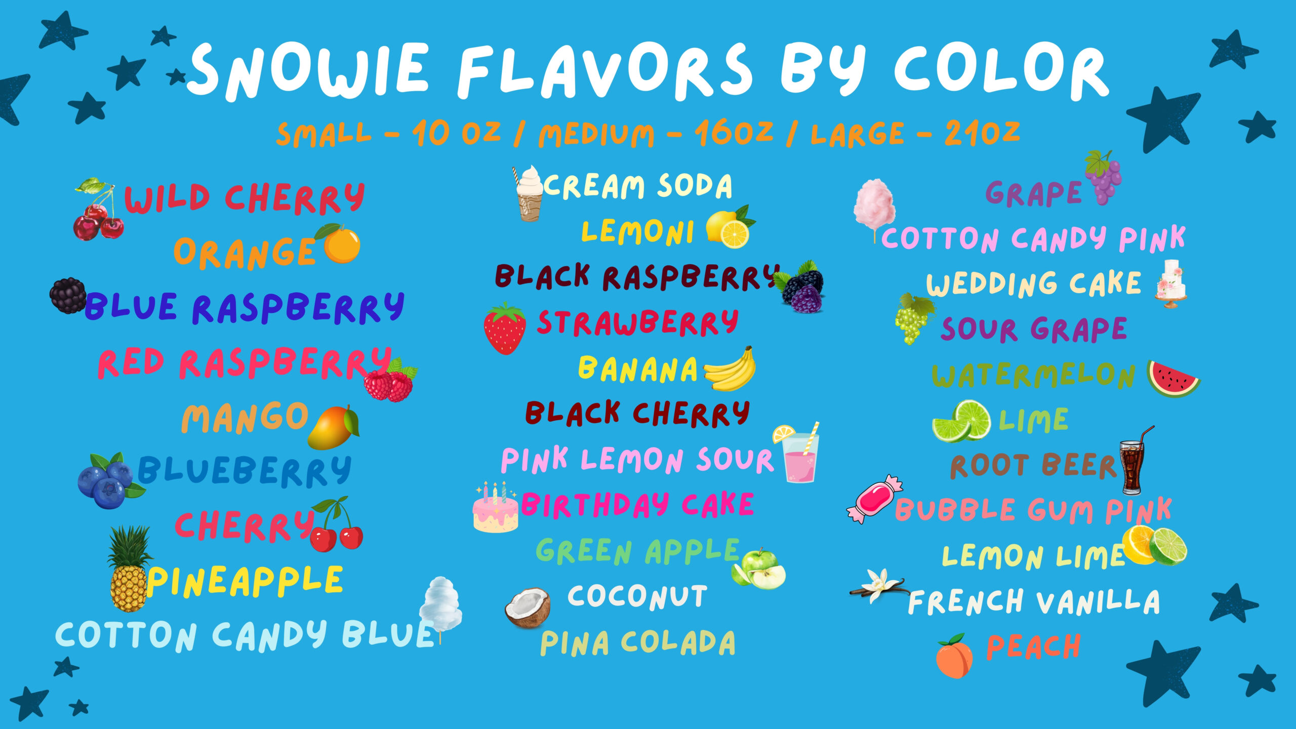 Delicious Snow Cone Flavors Illinois | Allergen Information